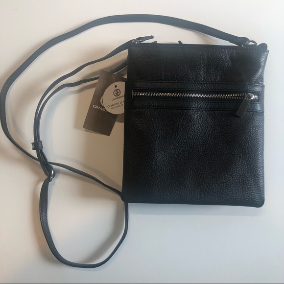 Giani Bernini | Bags | Giani Bernini Solid Black Softy Core Crossbody ...